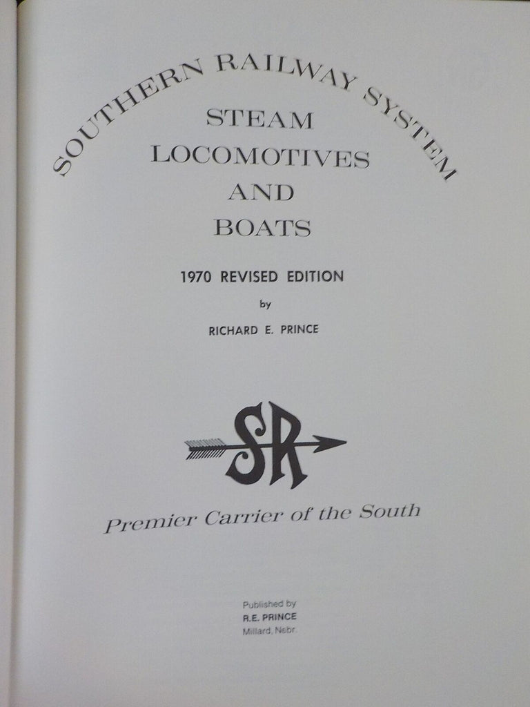 Southern Railway System Steam Locomotives Boats Prince Hard Cover Corr ...