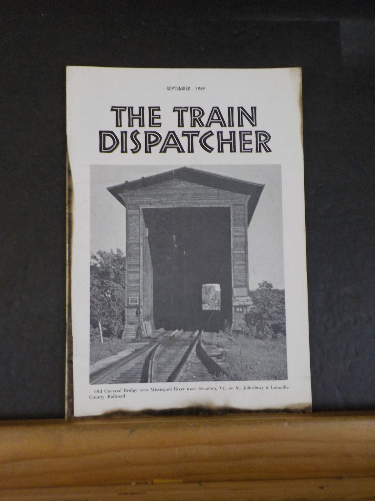 Train Dispatcher 1969 September Old Covered Bridge near Mississippi Ri ...