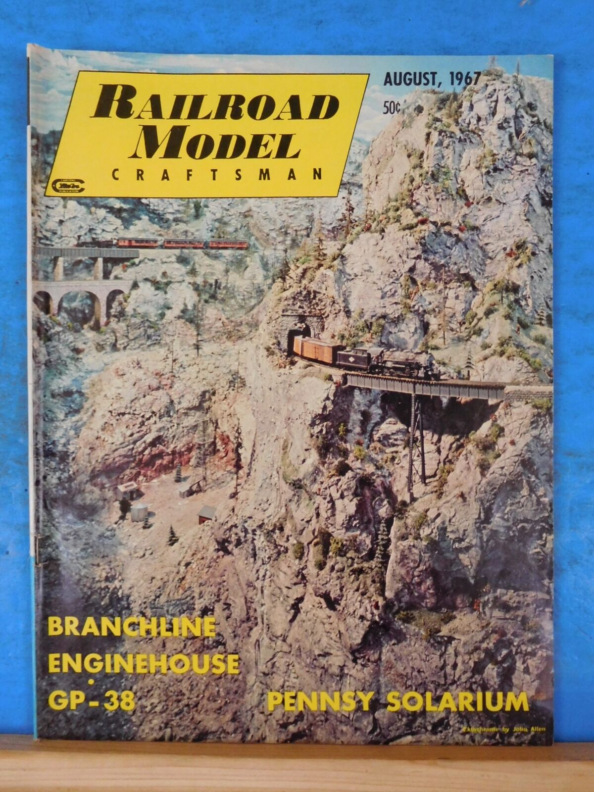 Railroad Model Craftsman Magazine 1967 August Branchline Enginehouse G ...