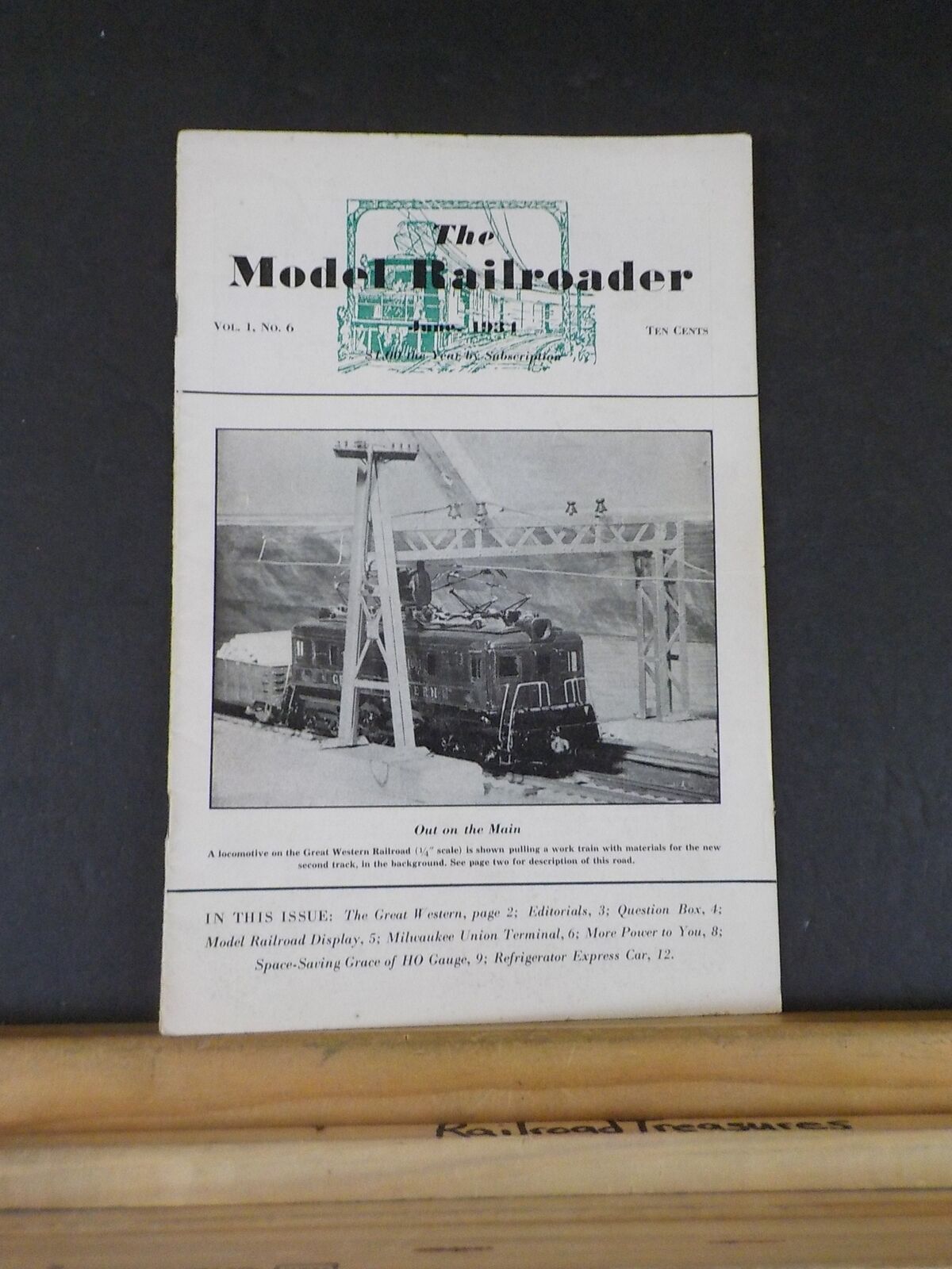 Model Railroader Magazine 1934 June Great Western Milw Union Terminal ...