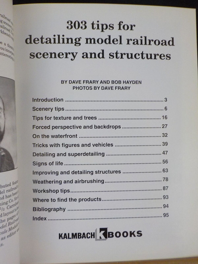 303 Tips For Detailing Model Railroad Scenery and Structures By Frary ...