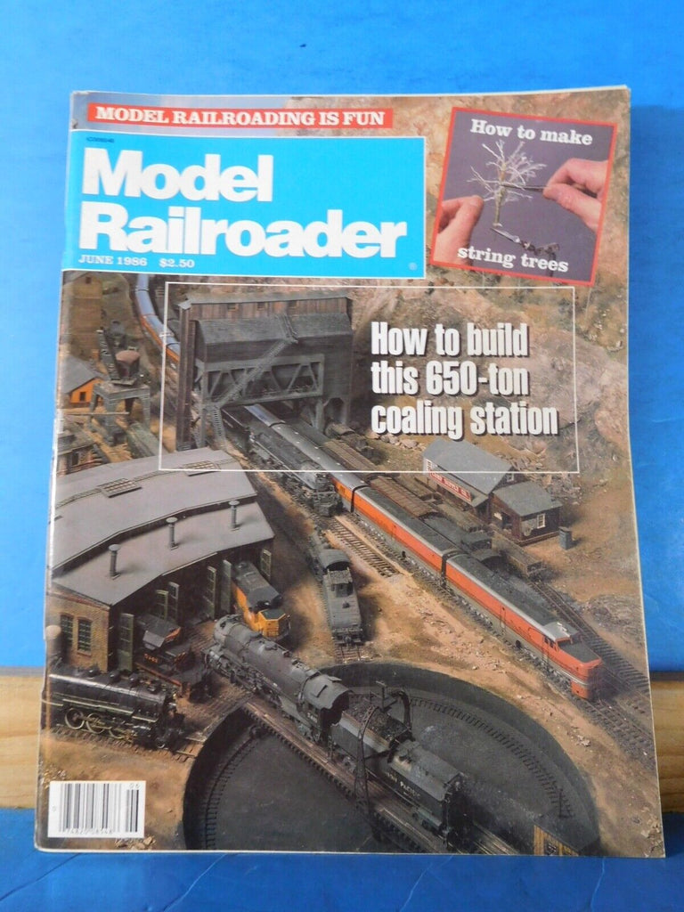 Model Railroader Magazine 1986 June Build 650 ton coaling station Make ...