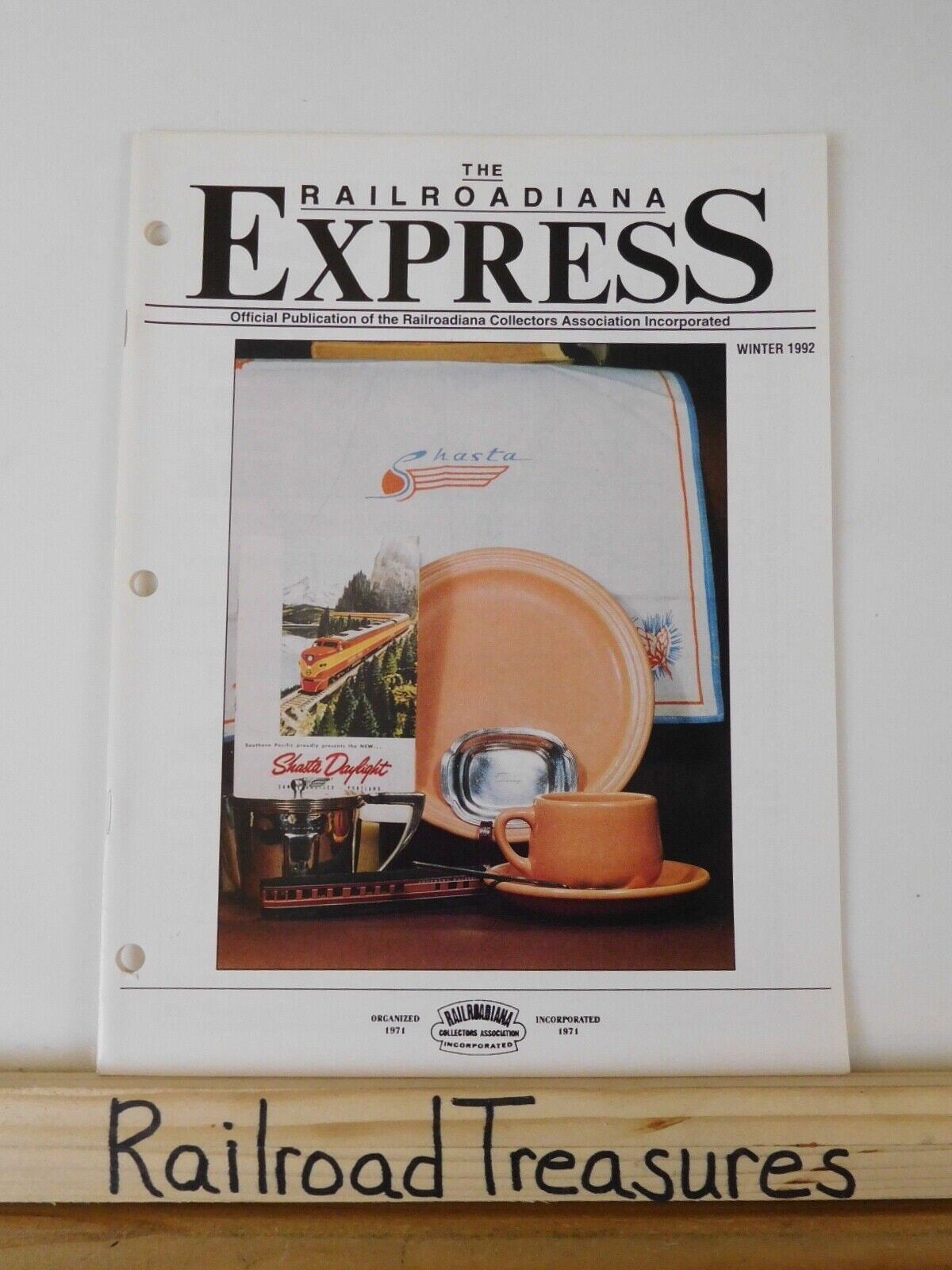 Railroadiana Express 1992 Winter Railroad Checks and drafts Medals Tok ...