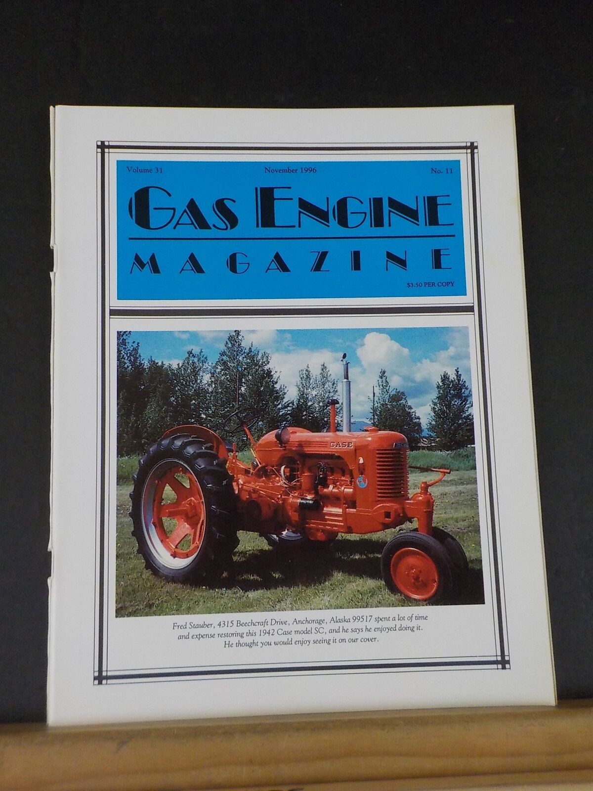 Gas Engine Magazine 1996 November Lauson Engines and Tractors ...