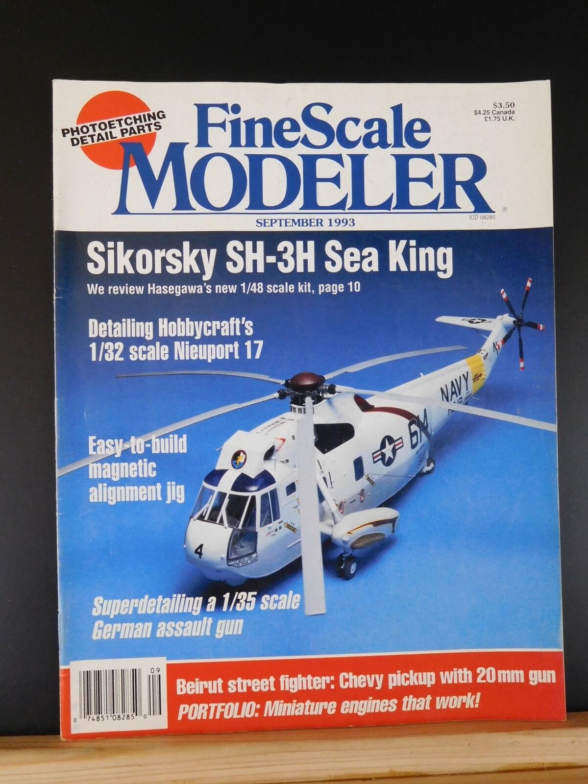 FineScale Modeler 1993 September Photoetching brass detail Modeling wi ...